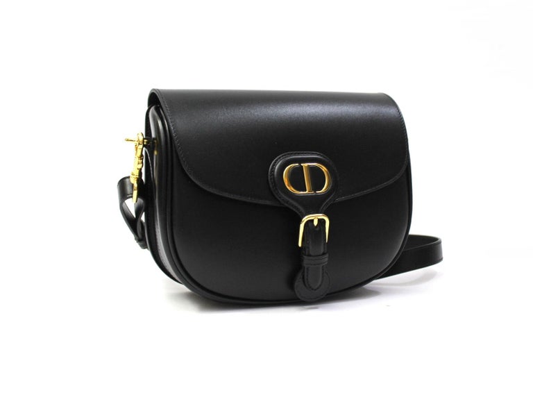 Dior Black Leather Bobby Medium Bag at 1stDibs