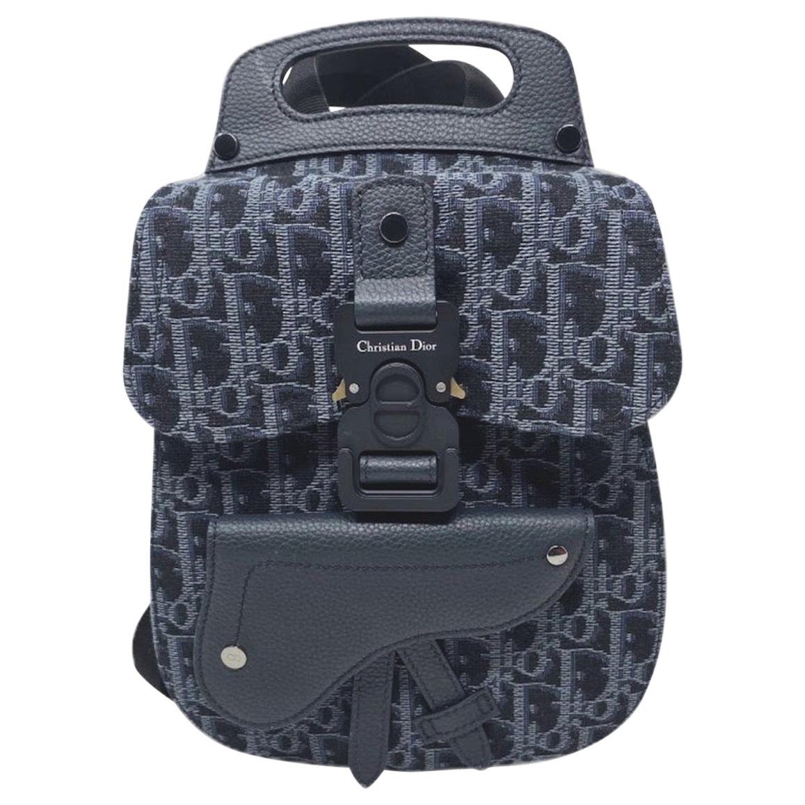 Dior Blue Canvas BackPack, 2019 at 1stDibs