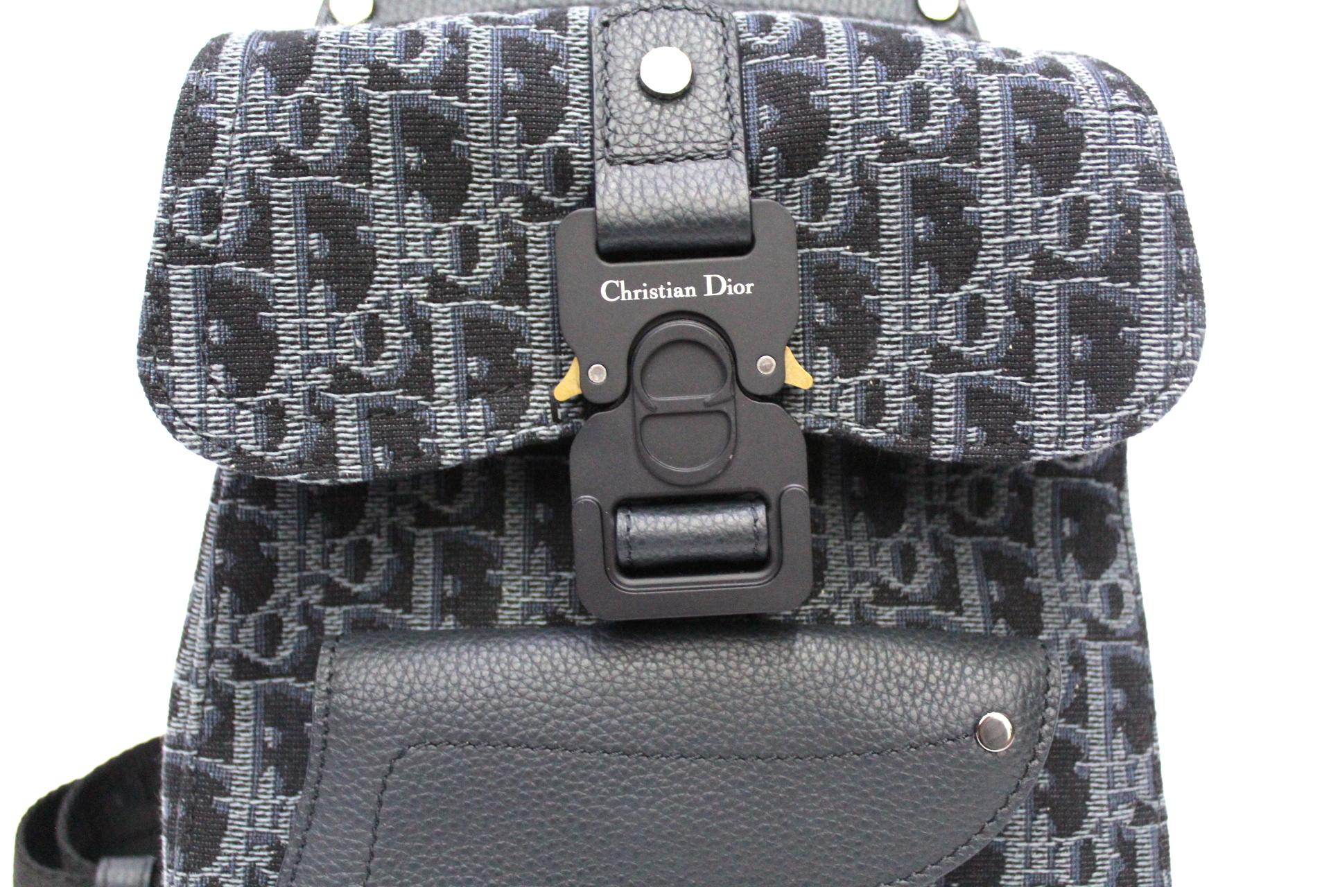 Dior Blue Canvas BackPack at 1stDibs | dior backpack sale, dior canvas ...