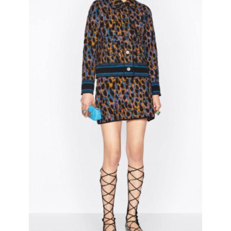 Dior Blue Mizza Caro Knit Jacket and Skirt For Sale at 1stDibs