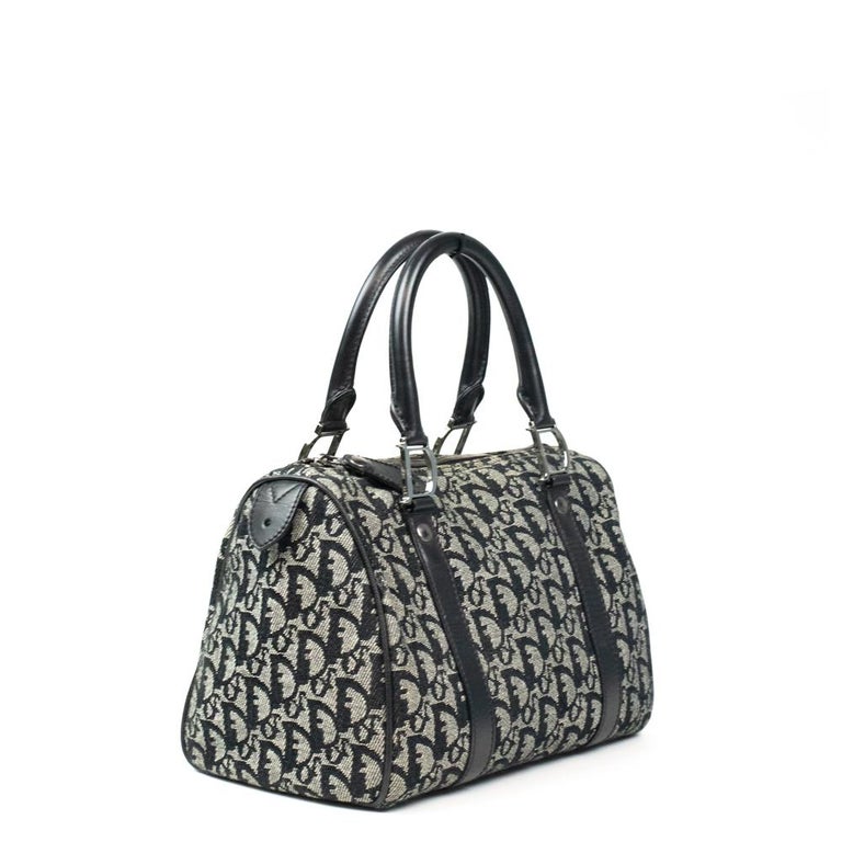 Dior, Boston in blue monogram canvas at 1stDibs