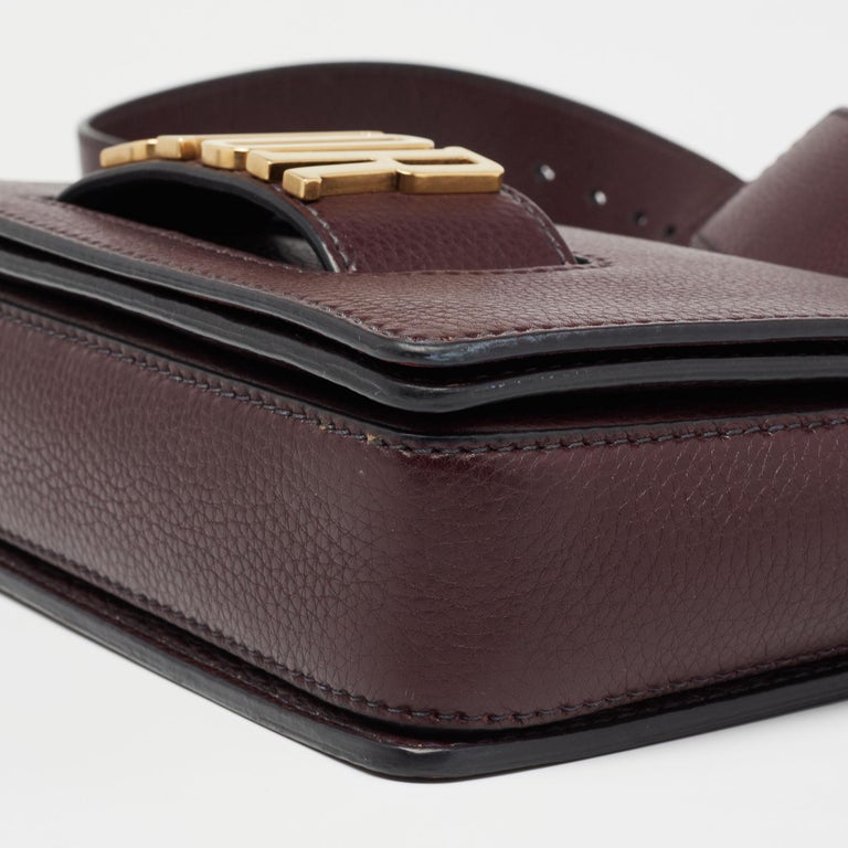 Dior Burgundy Leather Dio(r)evolution Shoulder Bag For Sale at 1stDibs