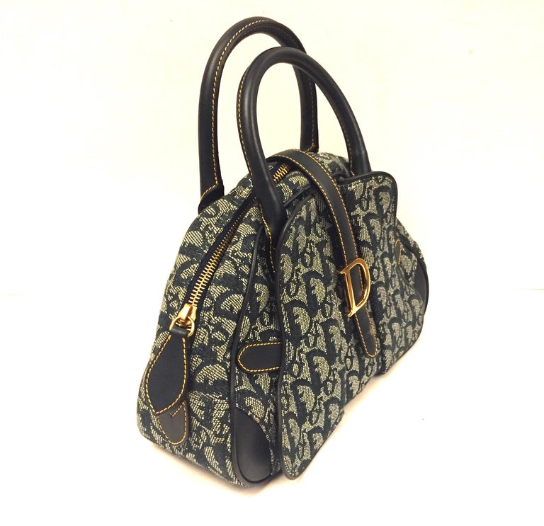 Dior denim monogram handbag at 1stDibs | jean dior monogramme, dior ...