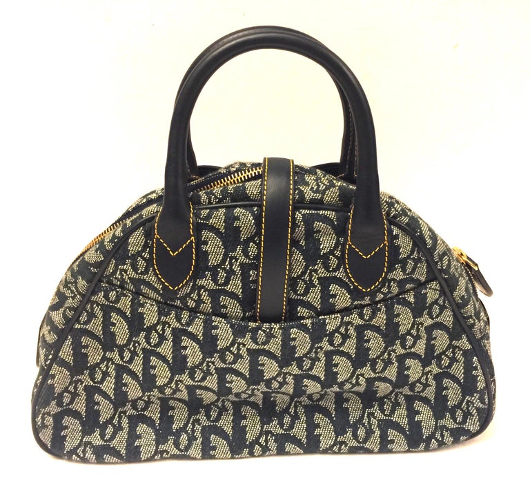 Dior denim monogram handbag at 1stDibs | jean dior monogramme, dior ...