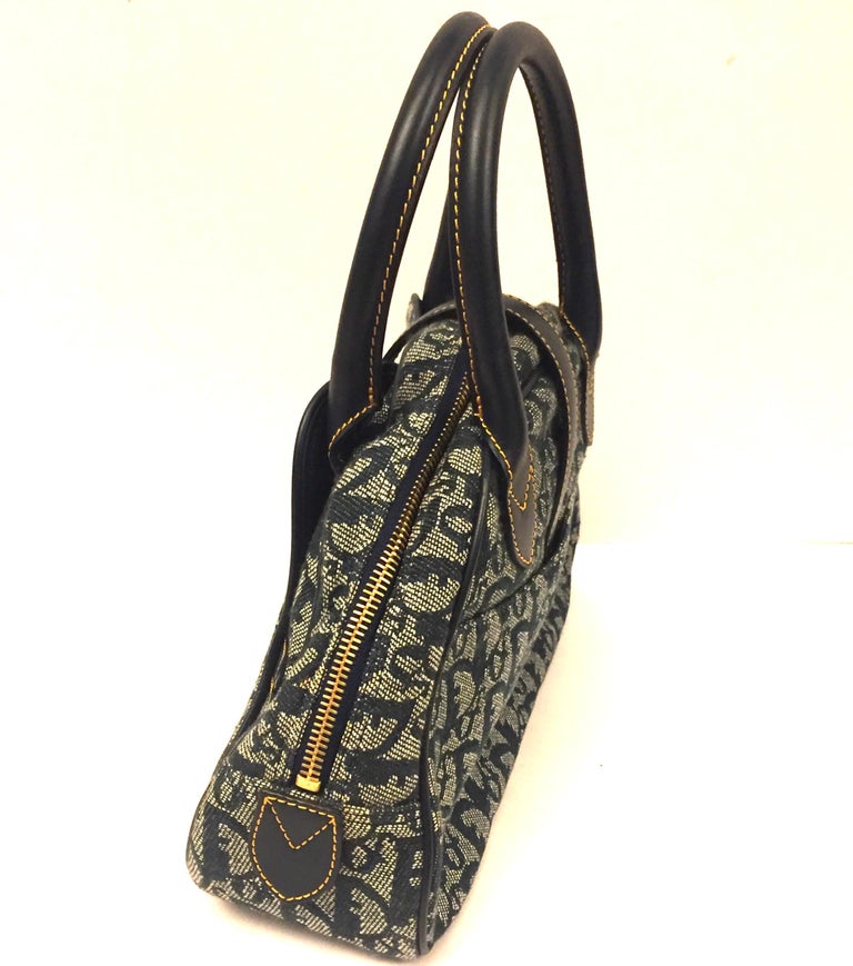 Dior denim monogram handbag at 1stDibs | jean dior monogramme, dior ...
