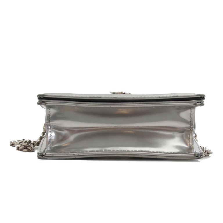Dior Diorama Mini Silver Bag at 1stDibs | dior silver bag, silver diorama