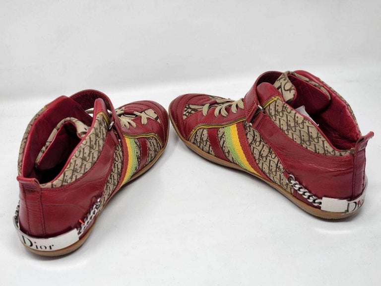 Dior FW 2002 Rasta Sneakers For Sale at 1stDibs