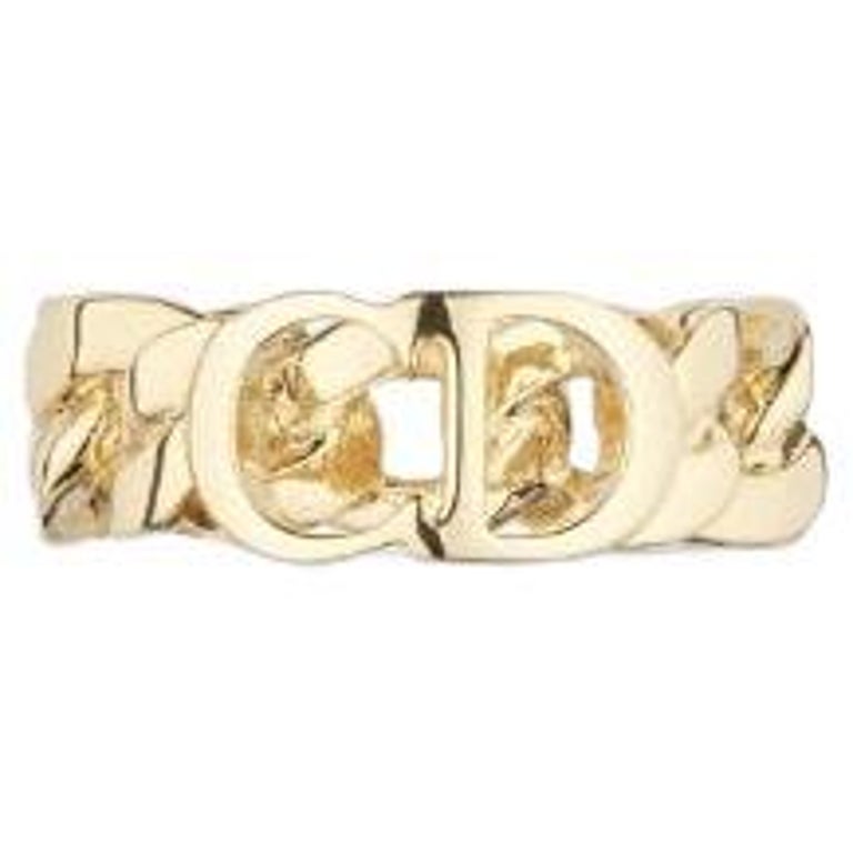 Dior Gold-Finish Metal Danseuse Etoile Ring For Sale at 1stDibs