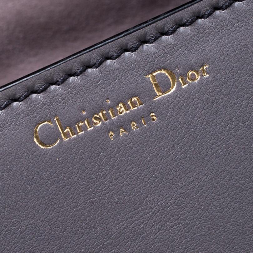 Dior Grey Leather Dior Addict Top Handle Bag For Sale at 1stDibs | dior ...