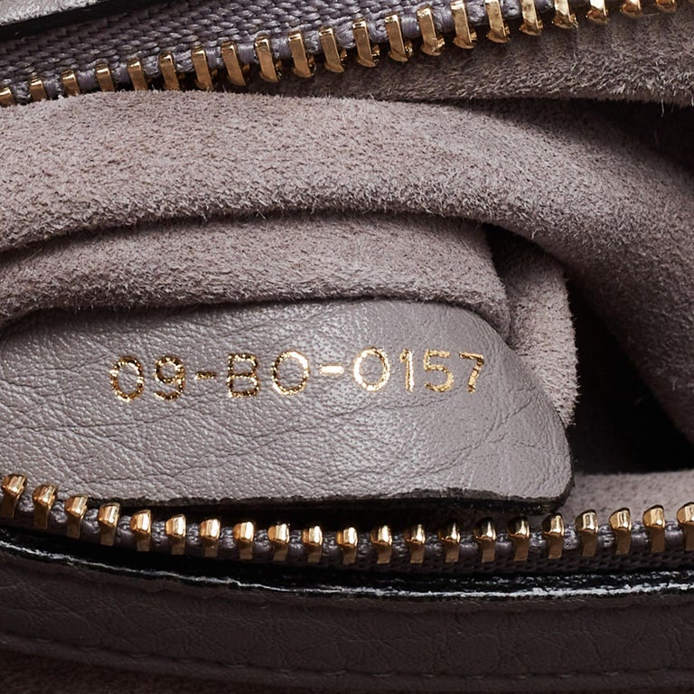 Dior Grey Leather Medium Diorama Shoulder Bag at 1stDibs
