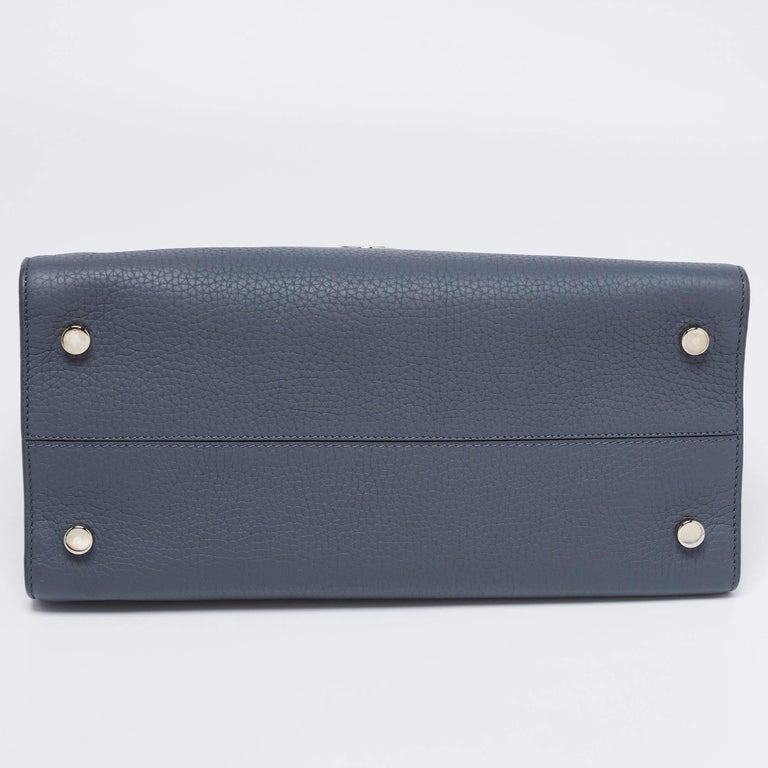 Dior Grey Leather Medium Diorever Tote For Sale at 1stDibs