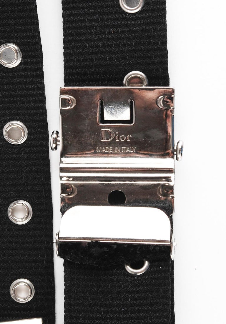 Dior Homme AW03 Luster Adjustable Men Belt M/L For Sale at 1stDibs