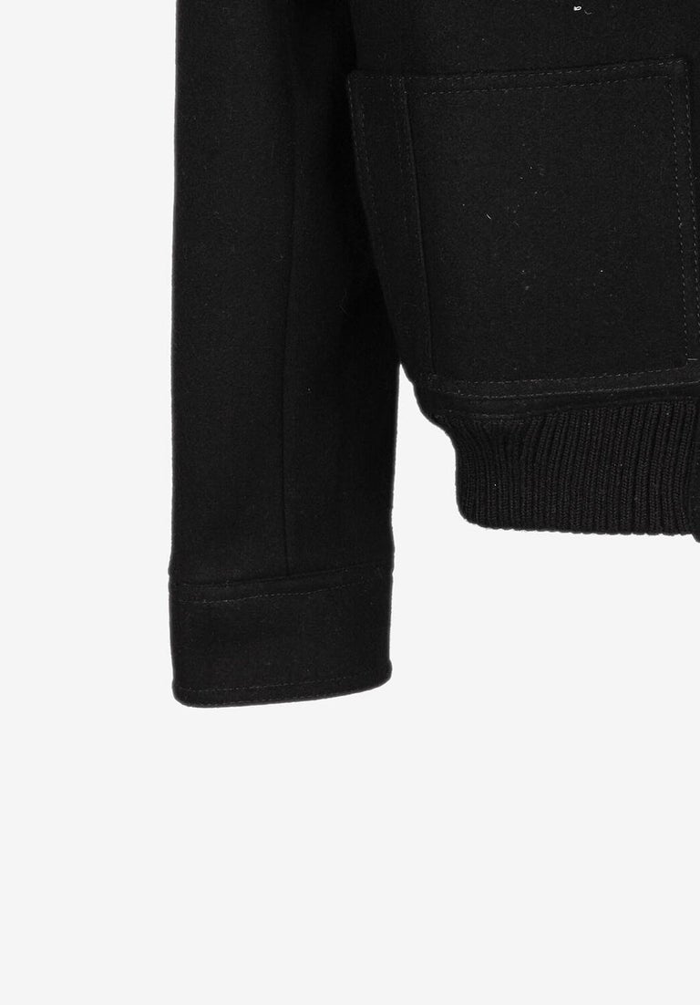 Dior Homme AW06 Wool Nylon Men Aviator Bomber Jacket Size 52IT(M/L) For ...