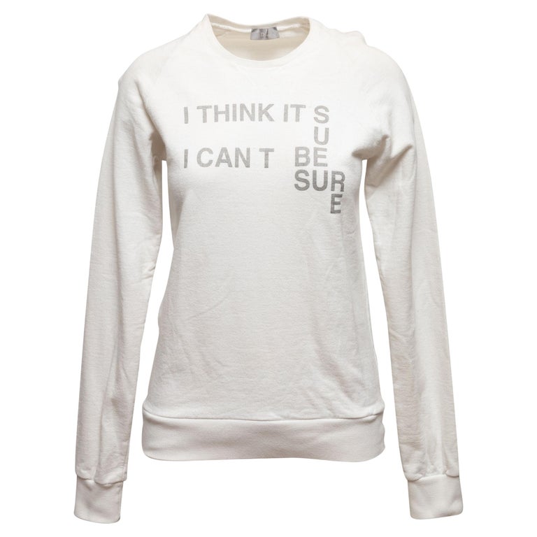 Dior Homme Grey White and Spring/Summer 2006 Sweatshirt For Sale at 1stDibs
