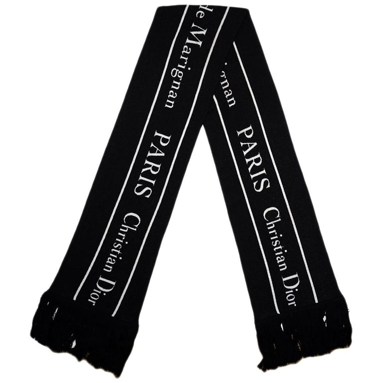 Dior Homme Men''s Christian Dior Atelier Jacquard Scarf For Sale at 1stDibs