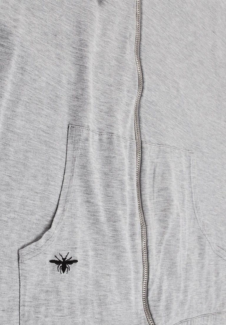 Dior Homme SS04 Hooded Men Top Vest Size M For Sale at 1stDibs