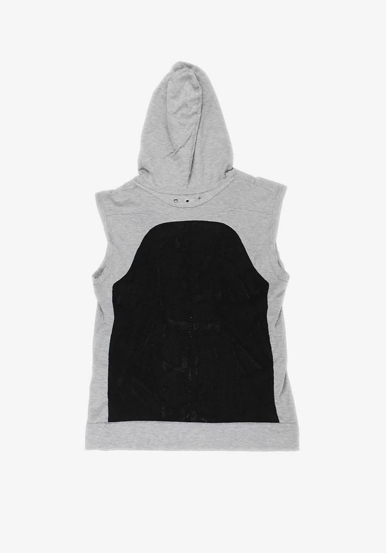 Dior Homme SS04 Hooded Men Top Vest Size M For Sale at 1stDibs