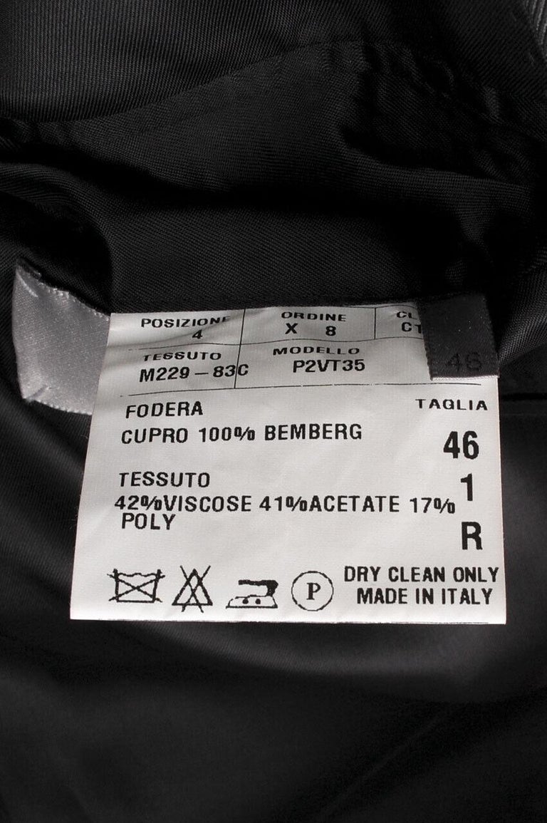 Dior Homme SS04 Strip Collection Hedi Slimane Shiny Silver Men Blazer ...