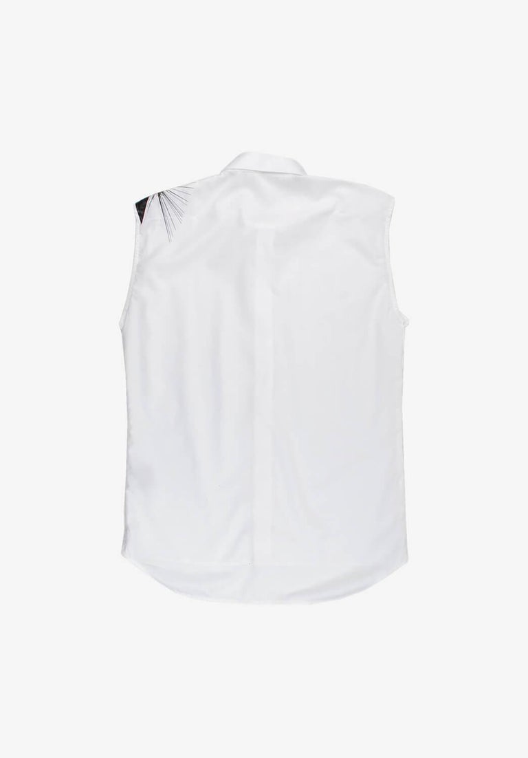 Dior Homme SS04 Strip Sleevless Men Top Shirt For Sale at 1stDibs
