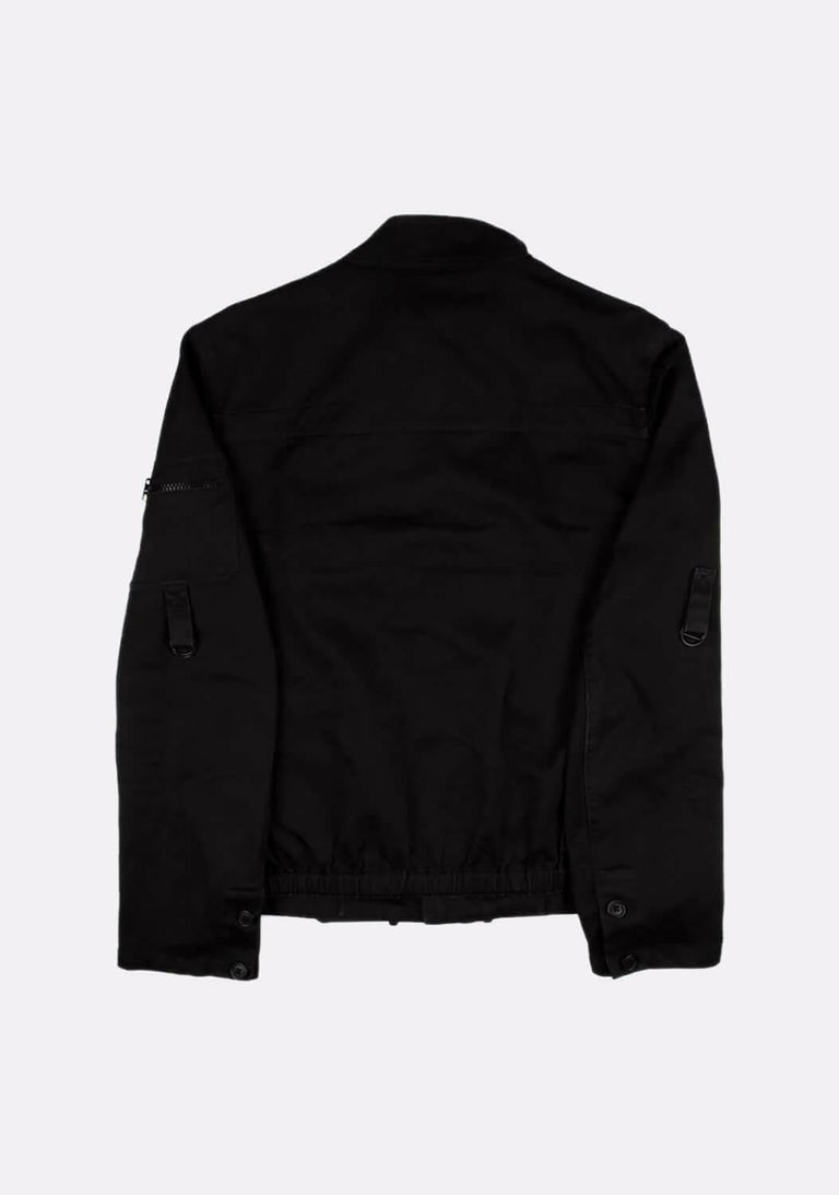 Dior Homme SS06 Hedi Slimane Light Bomber Multi-Zipped Men Jacket Size ...