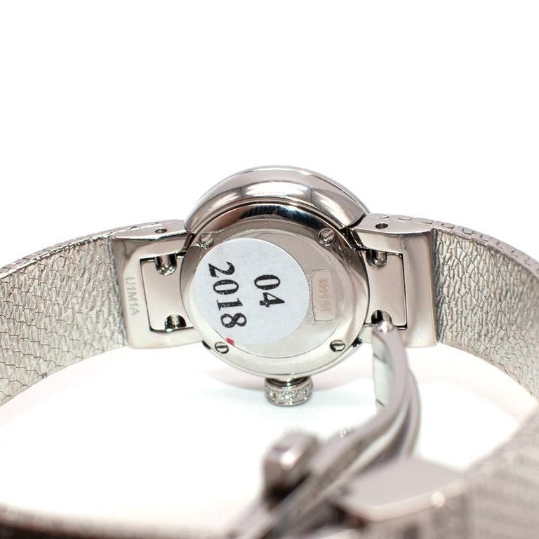 Dior La Mini D de Dior Satine, Diamond Watch For Sale at 1stDibs