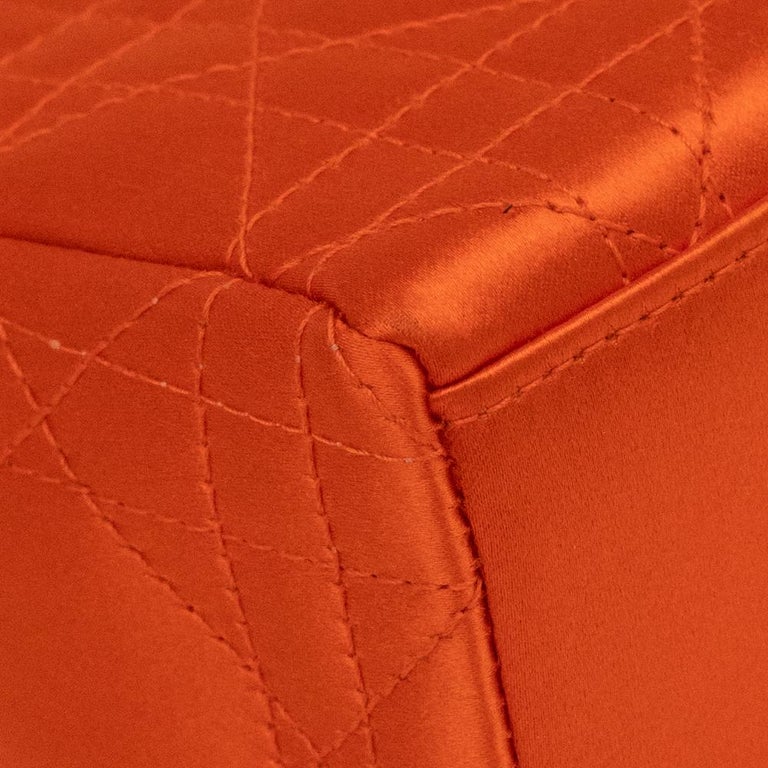 DIOR, Lady Dior in orange satin at 1stDibs