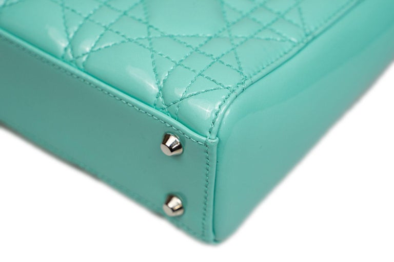 Dior Lady Dior Mini Mint For Sale at 1stDibs