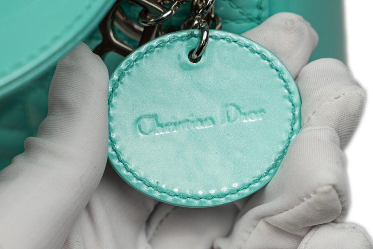 Dior Lady Dior Mini Mint For Sale at 1stDibs