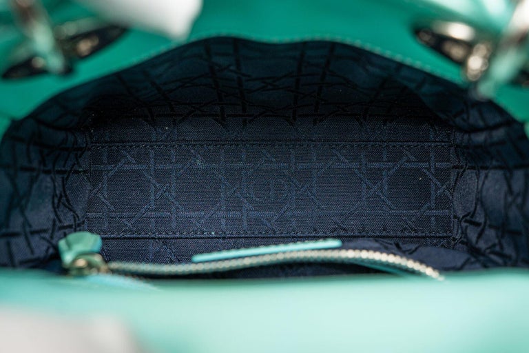 Dior Lady Dior Mini Mint For Sale at 1stDibs