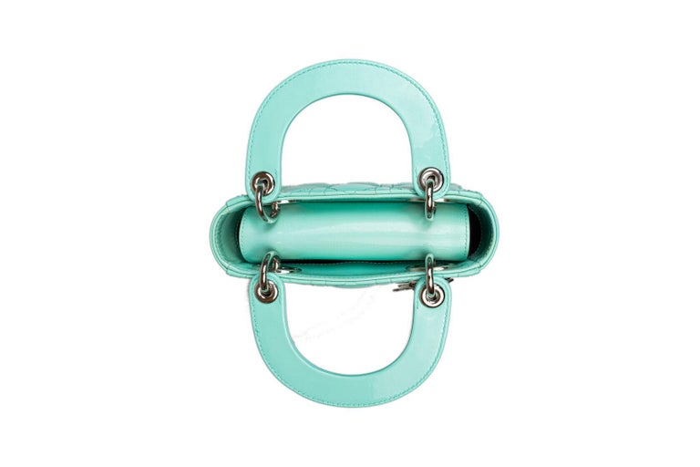Dior Lady Dior Mini Mint For Sale at 1stDibs