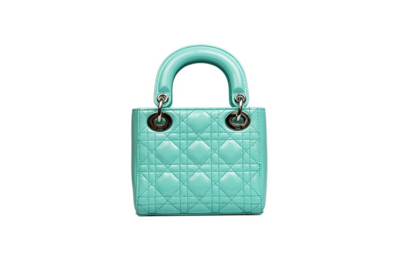 Dior Lady Dior Mini Mint For Sale at 1stDibs