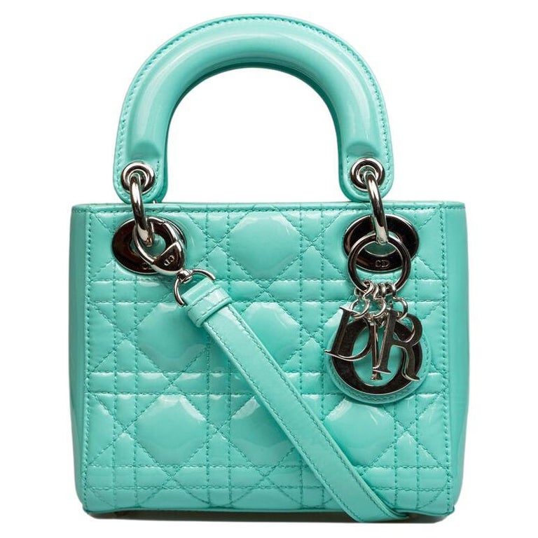 Dior Lady Dior Mini Mint For Sale at 1stDibs