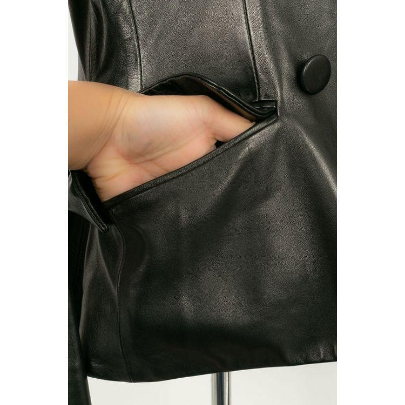 Dior Lamb Leather Jacket with Silk Lining at 1stDibs