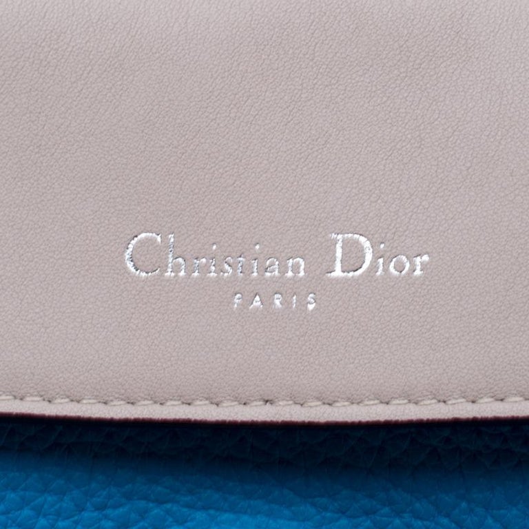 Dior Light Blue Leather Small Be Dior Flap Bag at 1stDibs | dior addict