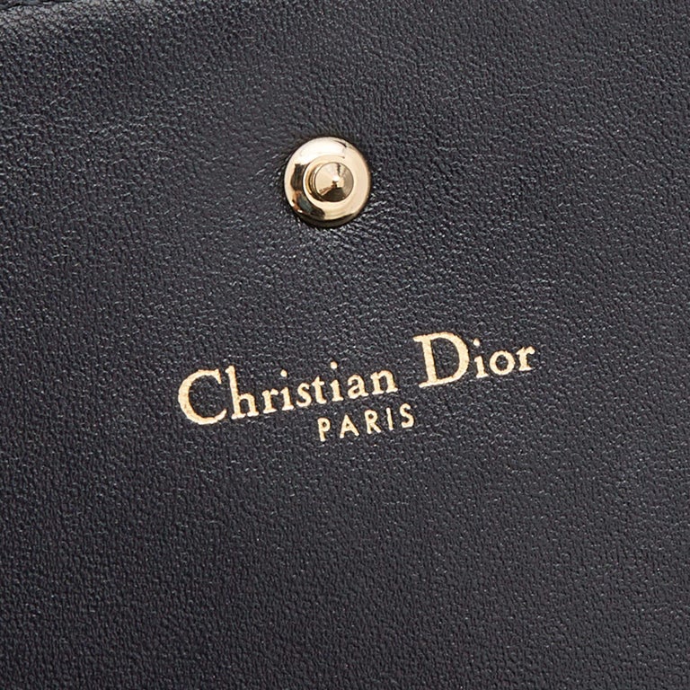 Dior Maroon Crinkled Leather Diorama Wallet On Chain For Sale at 1stDibs