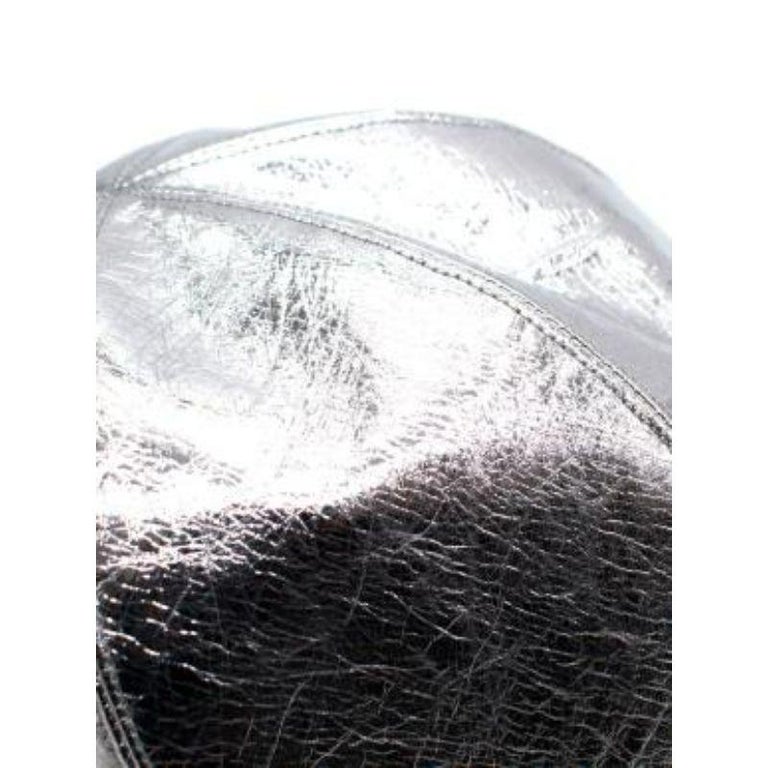Dior Metallic Silver Oblique Trimmed Baseball Cap - Size 57 For Sale at ...