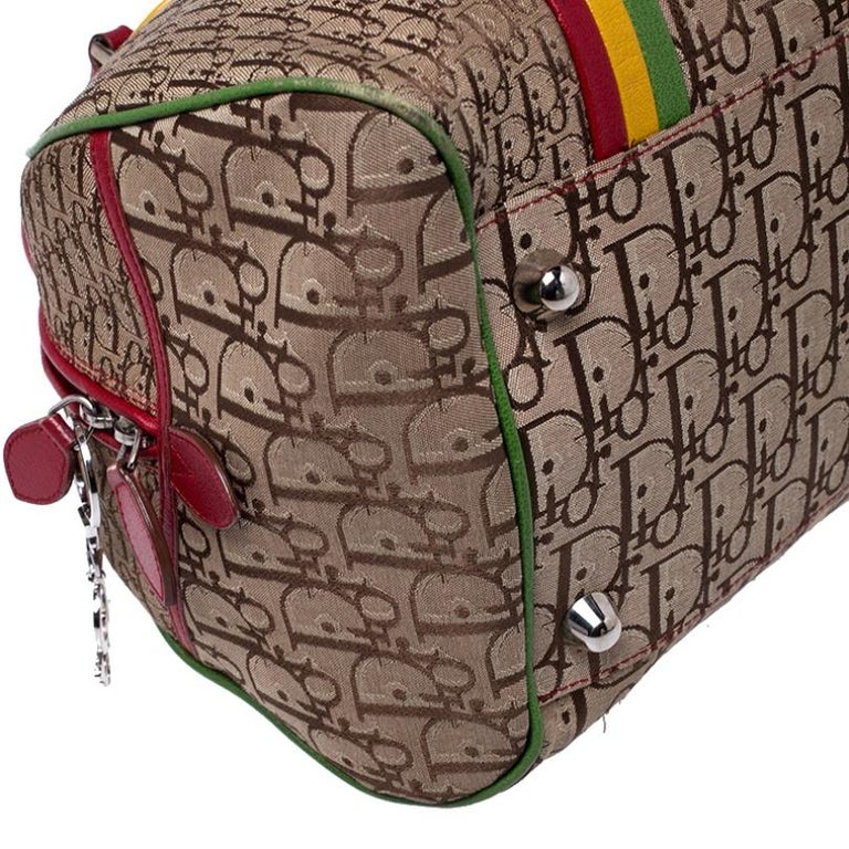 Dior Mulitcolor Diorissimo Canvas Rasta Bowler Bag For Sale at 1stDibs ...