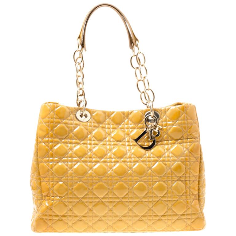 Dior Orange Leather Medium Diorissimo Shopper Tote at 1stDibs