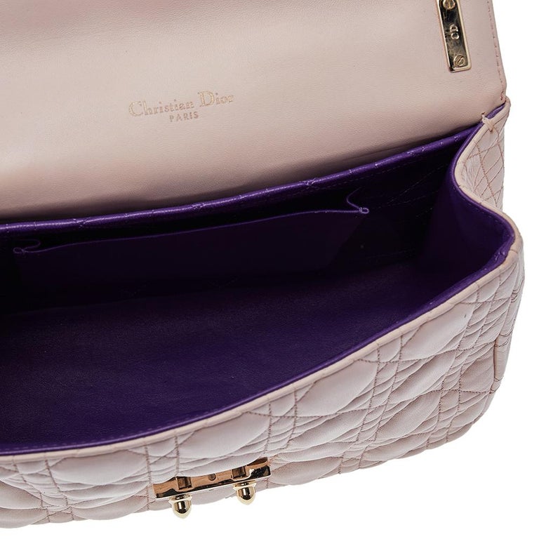 Dior Pink Quilted Leather Medium Miss Dior Shoulder Bag at 1stDibs
