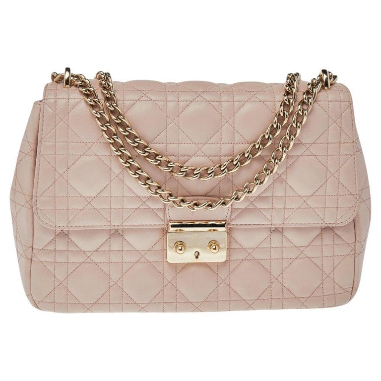 Dior Pink Quilted Leather Medium Miss Dior Shoulder Bag at 1stDibs