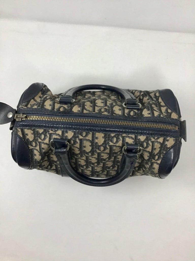 Dior Pre-loved Monogram Boston Purse For Sale at 1stDibs