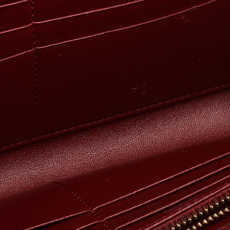 Dior Red Leather J'adior Wallet On Chain at 1stDibs