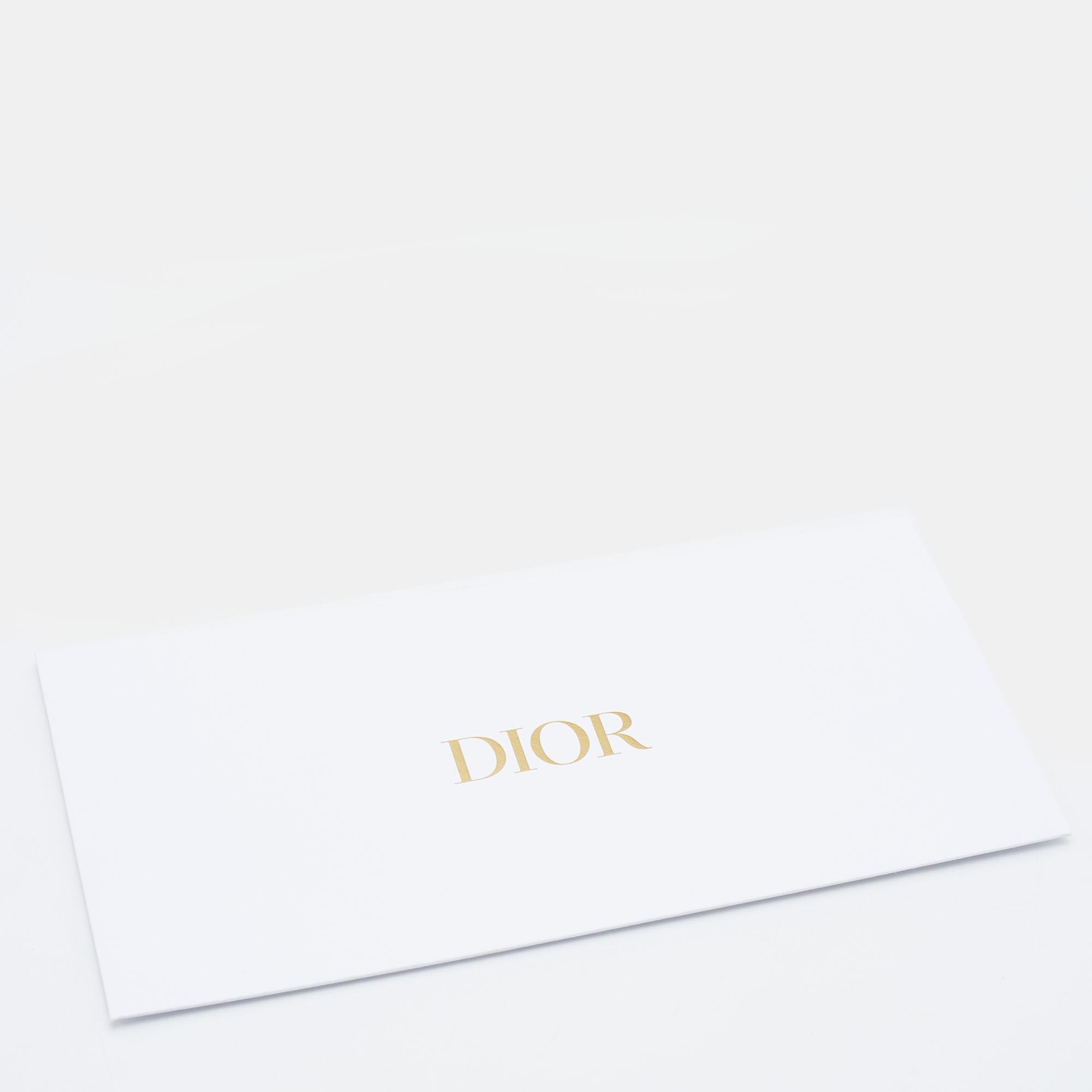 Dior Sage Green Macrocannage Leather Small Diortravel Nomad Pouch For ...