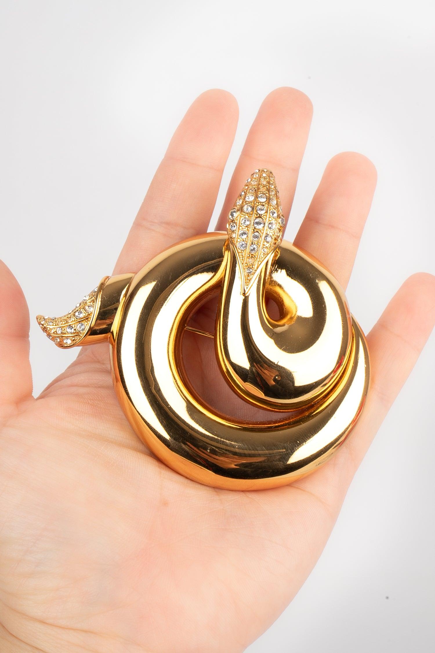 Dior Snake Brooch, 1990s For Sale at 1stDibs