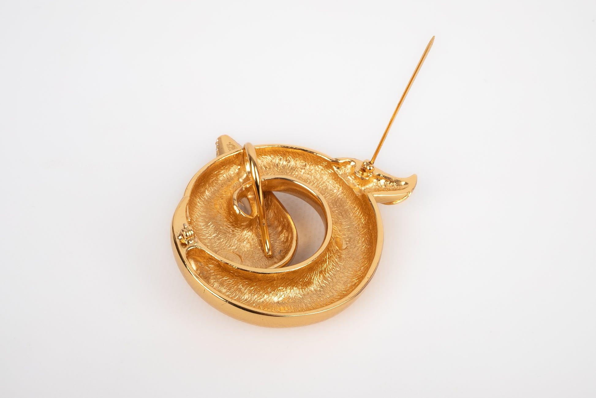 Dior Snake Brooch, 1990s For Sale at 1stDibs
