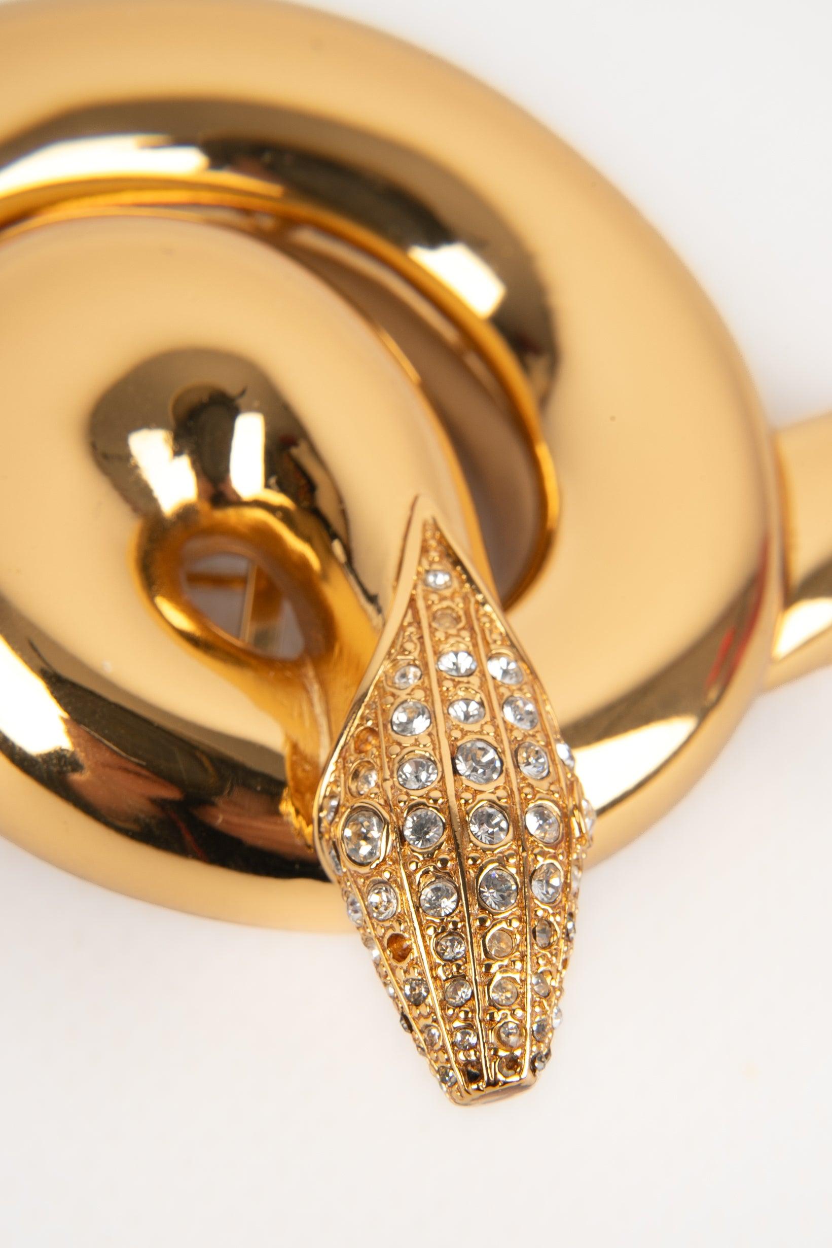 Dior Snake Brooch, 1990s For Sale at 1stDibs
