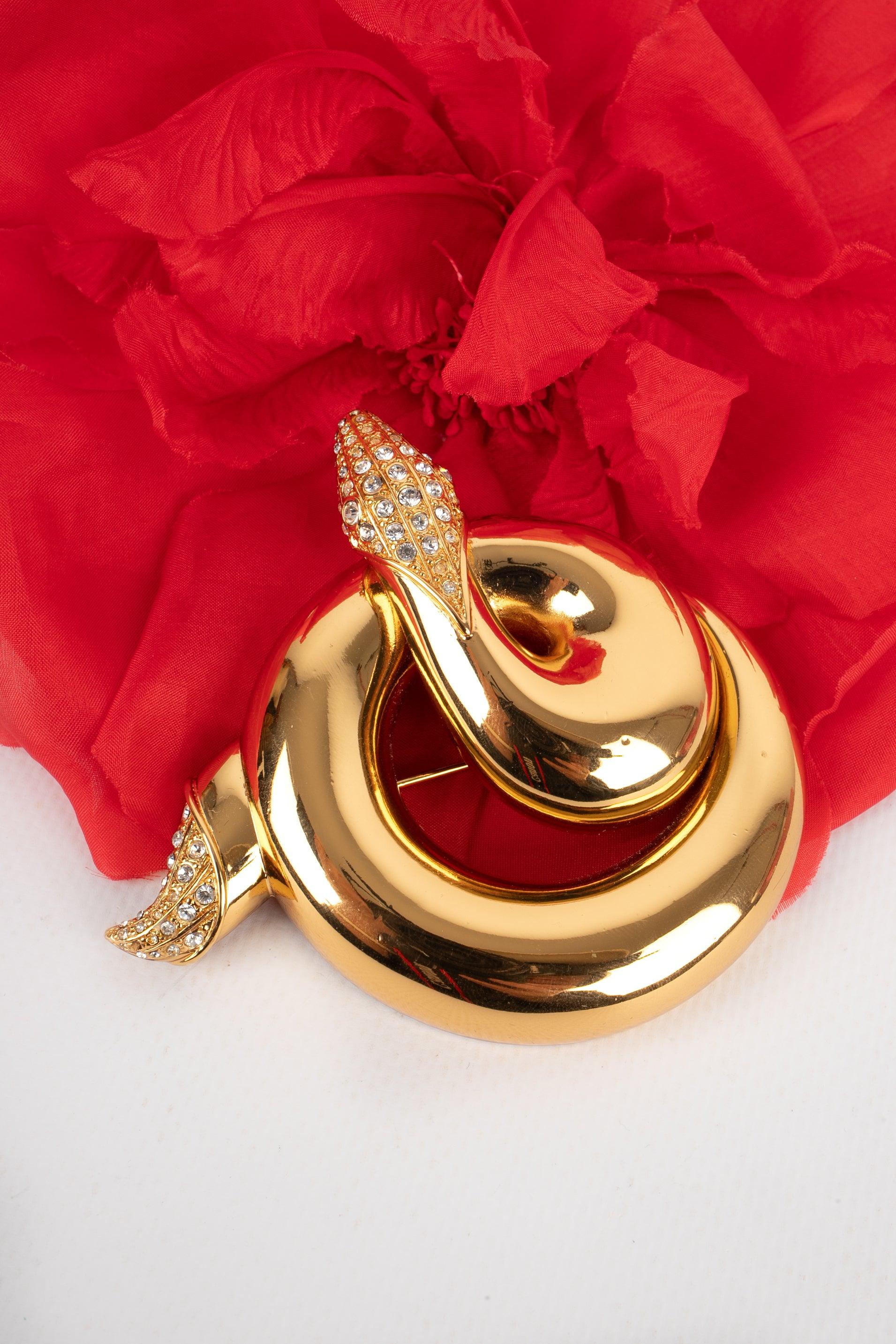 Dior Snake Brooch, 1990s For Sale at 1stDibs