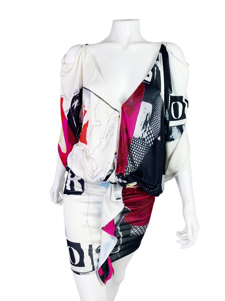 Dior Spring 2003 RTW Silk Dress For Sale at 1stDibs