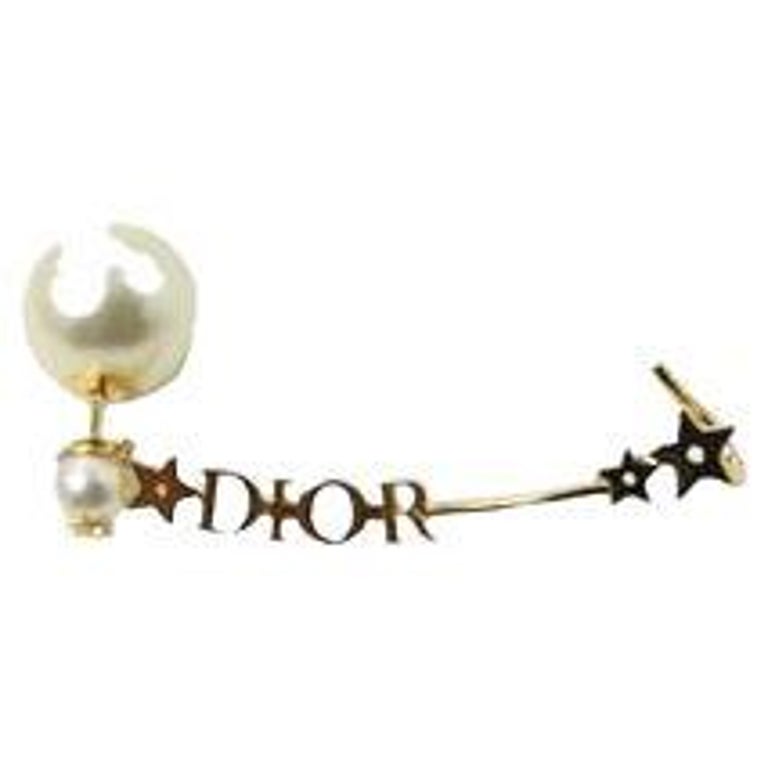 Dior Star Dior Pearl Earring For Sale at 1stDibs