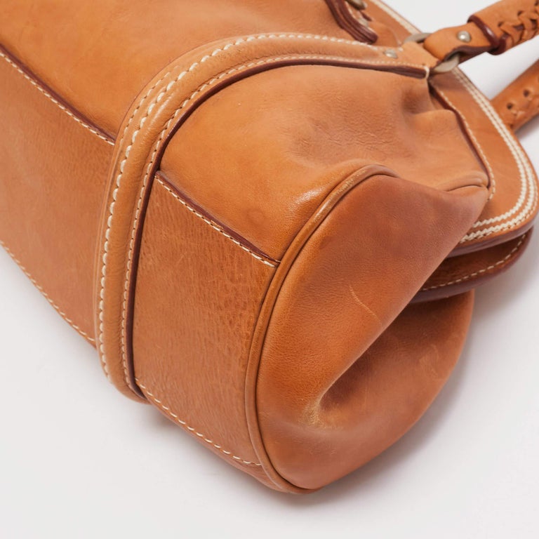 Dior Tan Leather My Dior Satchel For Sale at 1stDibs